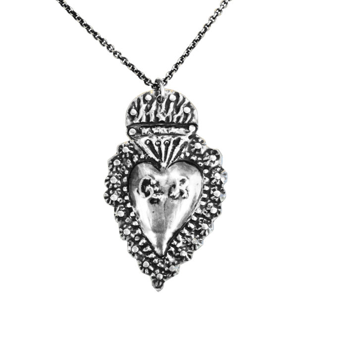 Peruvian Flaming Heart Amulet | Jewels