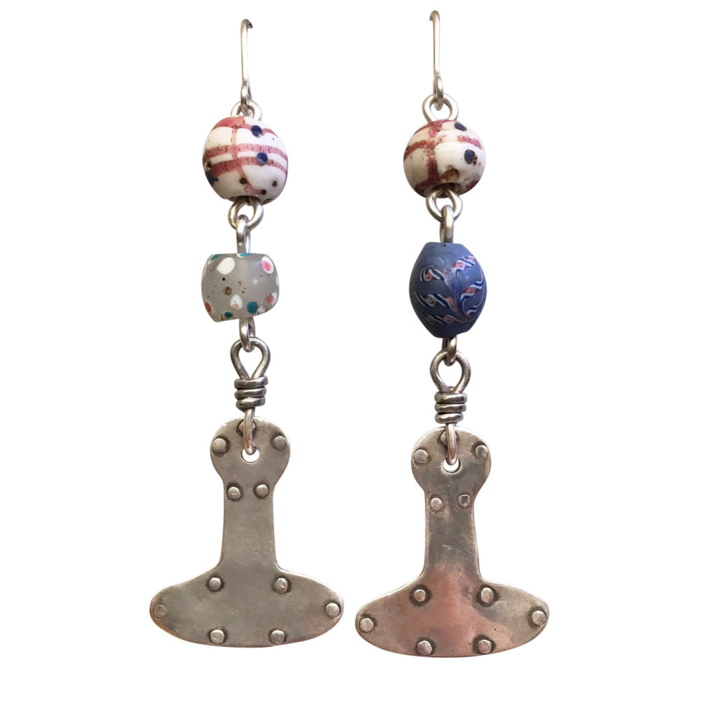 Rare Silver Ear Spool Ornaments | Jewels